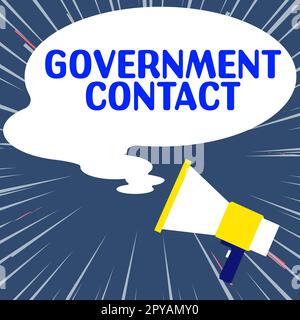 Handwriting text Government Contact. Business concept debt security ...