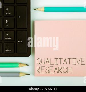 Conceptual display Qualitative Research. Word for Certified to perform ...