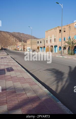 TISSINT, MOROCCO on JANUARY 2023: Alley in african town in Tata ...