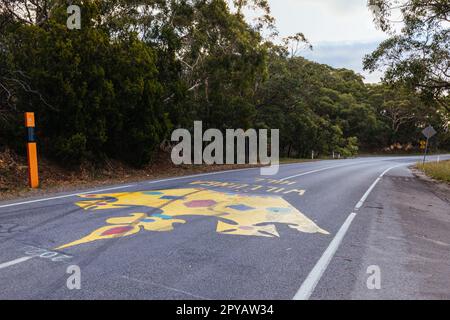 Iconic Willunga Hill Climb in Mclaren Vale Australia Stock Photo - Alamy