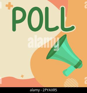 Conceptual caption Poll, Concept meaning Record of the number of votes ...