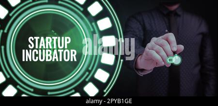 Writing displaying text Startup Incubator. Concept meaning Concept that ...
