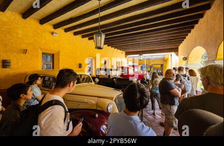 Exterior view of the Fabrica la rojena Distillery at Mexico Stock Photo ...