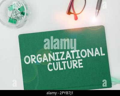 Handwriting text Organizational Culture, Business concept the study of ...