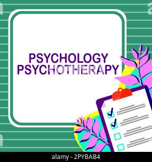 Inspiration showing sign Psychology Psychotherapy. Business showcase ...