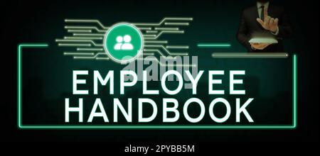 Inspiration showing sign Employee Handbook. Conceptual photo Document ...