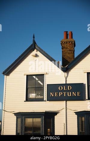 Old Neptune pub on the 6th October 2022 at Whitstable Beach in ...