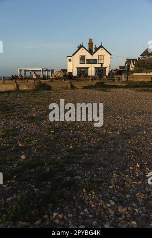 Old Neptune pub on the 6th October 2022 at Whitstable Beach in ...