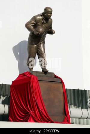 A new statue of former Manchester United player Jimmy Murphy, designed ...