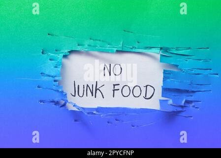 Text showing inspiration Stop Eating. Business overview cease the ...