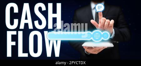 Inspiration showing sign Cash Flow. Conceptual photo Movement of the ...