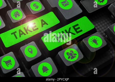 Handwriting text Here We Go. Business concept Be on the way of doing ...