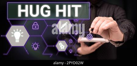 Hand writing sign Hug Me. Concept meaning asking someone to warmly ...