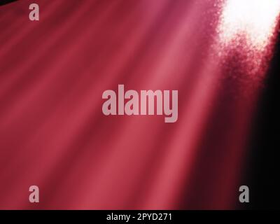 Diagonal rays of light on a red, burgundy and black background. Blurred ...