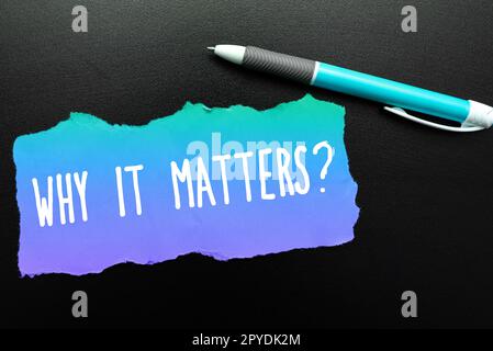 Conceptual display Why It Matters. Internet Concept Important Reasons ...