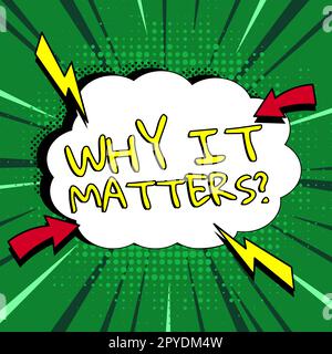 Conceptual display Why It Matters. Business idea Important Reasons to ...