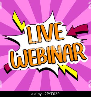 Handwriting text Time For Webinar. Word for seminar conducted over the ...