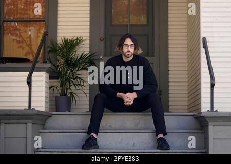 Aidan Gomez, co-founder and CEO Cohere, is photographed at an office in ...