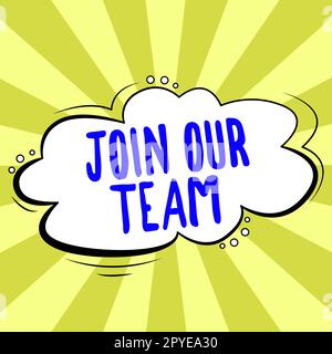 Writing displaying text Work For Us. Concept meaning Invitation to join ...