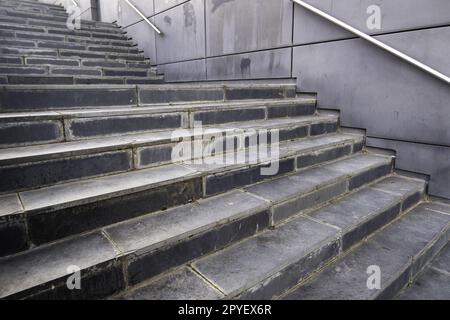Slate exterior stairs Stock Photo - Alamy