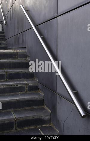 Slate exterior stairs Stock Photo - Alamy