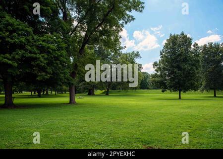 Exterior of Great Circle Mound Native American Newark Earthworks Ohio ...