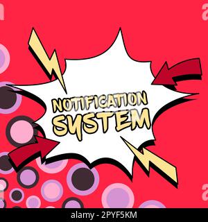 Word writing text Notification Stay In Touch. Business concept for Do ...