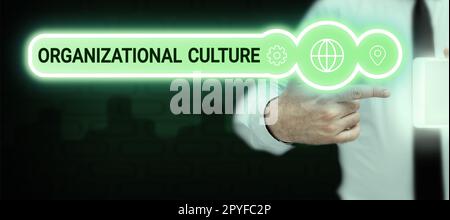 Handwriting text Organizational Culture. Business approach the study of ...