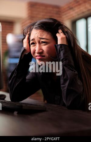 Tired tech engineer was struggling to keep up with the demands of the ...