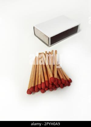 isolated single brown matchstick Stock Photo - Alamy