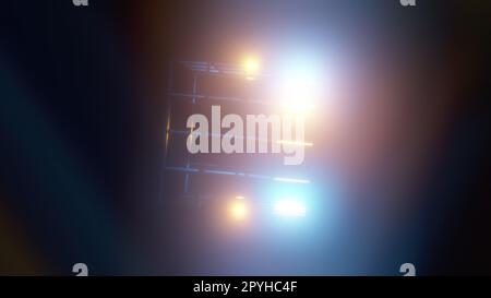 Wireframe sci fi cube Stock Photo - Alamy