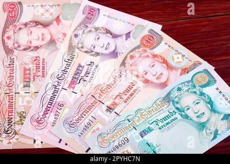Gibraltar money, older serie, a business background Stock Photo - Alamy