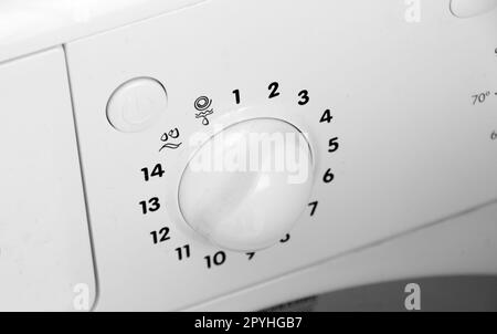 Closeup of the washing machine details Stock Photo - Alamy