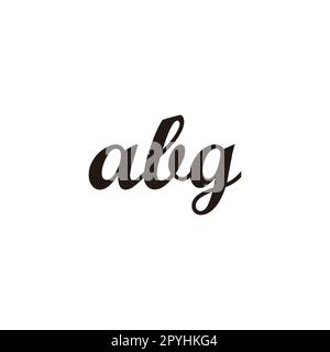 ABG logo. ABG letter. ABG letter logo design. Initials ABG logo linked ...