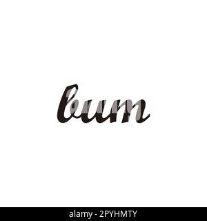 Letter bum connect geometric symbol simple logo vector Stock Vector ...