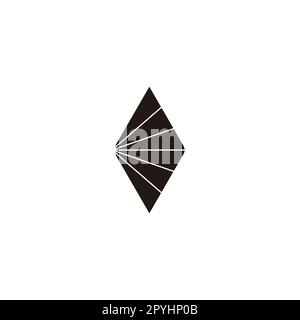 Gem, shine geometric symbol simple logo vector Stock Vector Image & Art ...