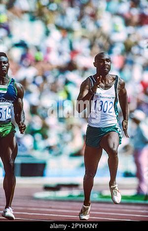 Athletics - Barcelona Olympic Games 1992 - Men's 4x100m Relay Final ...