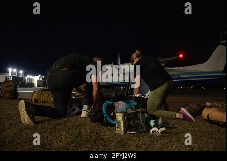 Special Operations Forces Medical Element (SOFME) members assigned to ...