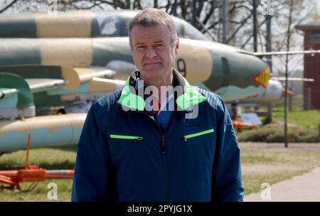Rechlin, Germany. 21st Apr, 2023. Torsten Heinrichs, 1st chairman of ...