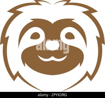 Sloth icon logo design illustration Stock Vector Image & Art - Alamy