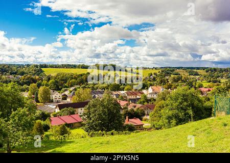 Old town Sabile in Latvia Stock Photo - Alamy