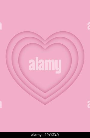 Three hollow heart patterns overlap Stock Vector Image & Art - Alamy