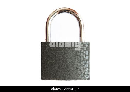 closeup os isolated closed padlock for design purpose Stock Photo - Alamy