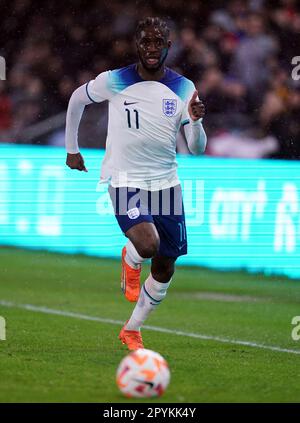England's Sam Iling-Junior during the international friendly match at ...