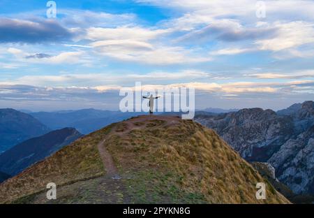 Hiking in Lepushe northern Albania Stock Photo - Alamy