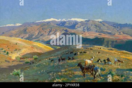 Sierra Nevada, John Singer Sargent, 1912,realist Stock Photo - Alamy