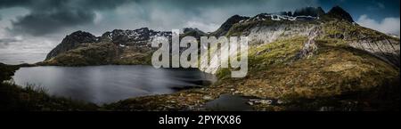 The route to Munken, Lofoten Islands, Norway Stock Photo - Alamy