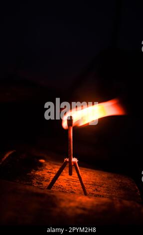 Amazing fireshow performance Stock Photo - Alamy