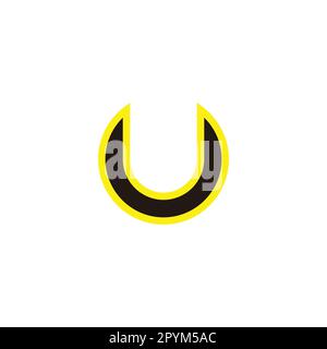 Letter G circle, neon geometric symbol simple logo vector Stock Vector ...