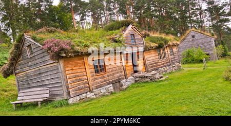 The Church Booths, Open-air Museum, Sunnmore Museum, Alesund, Norway ...